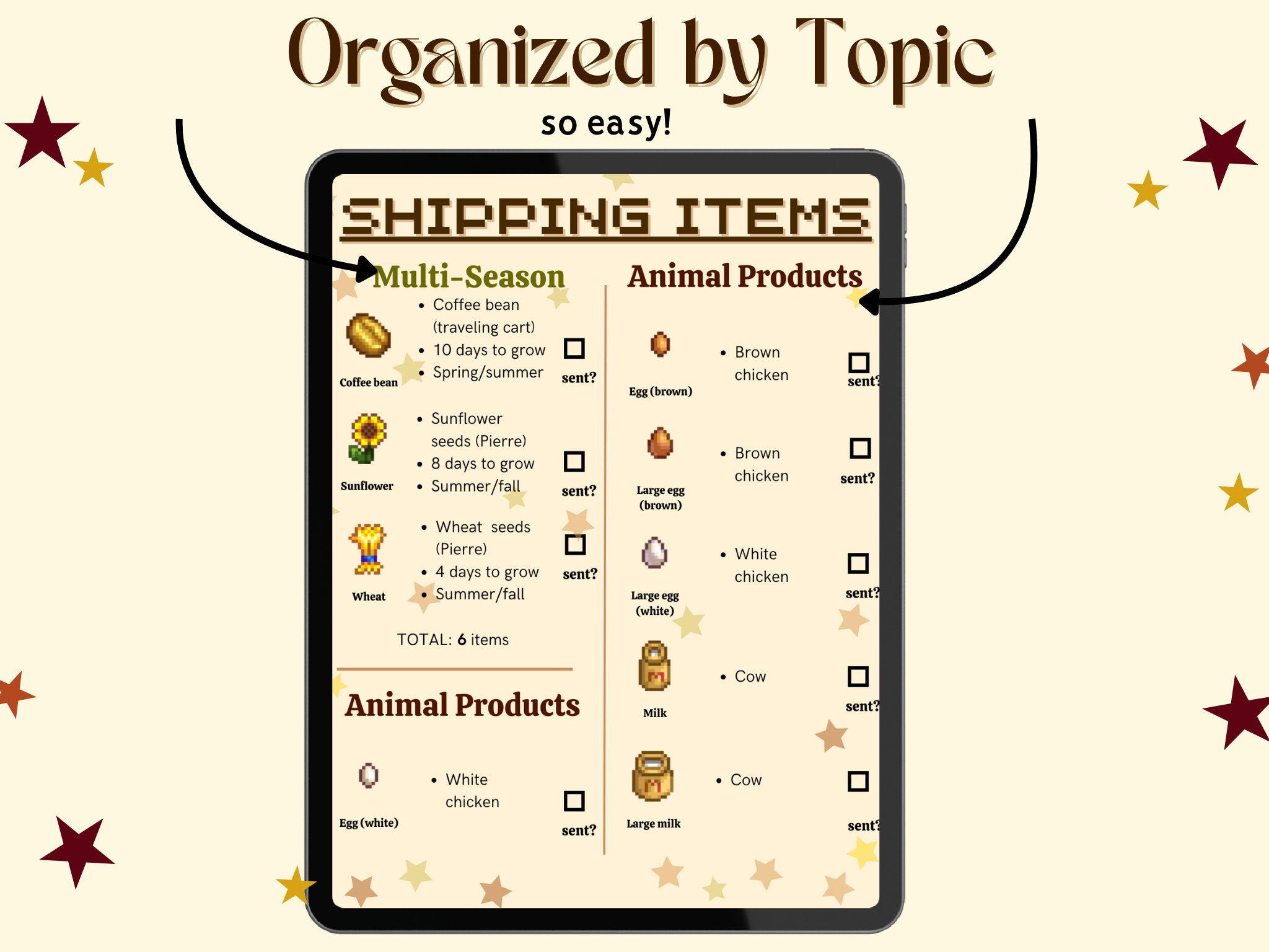 Ultimate Stardew Valley Perfection Planner - Etsy