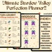 Ultimate Stardew Valley Perfection Planner - Etsy