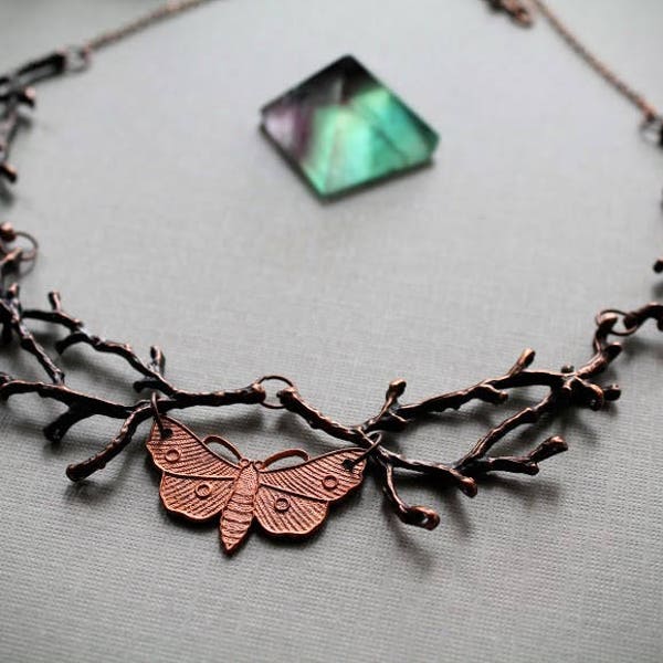 Tree Branch Necklace - Etsy