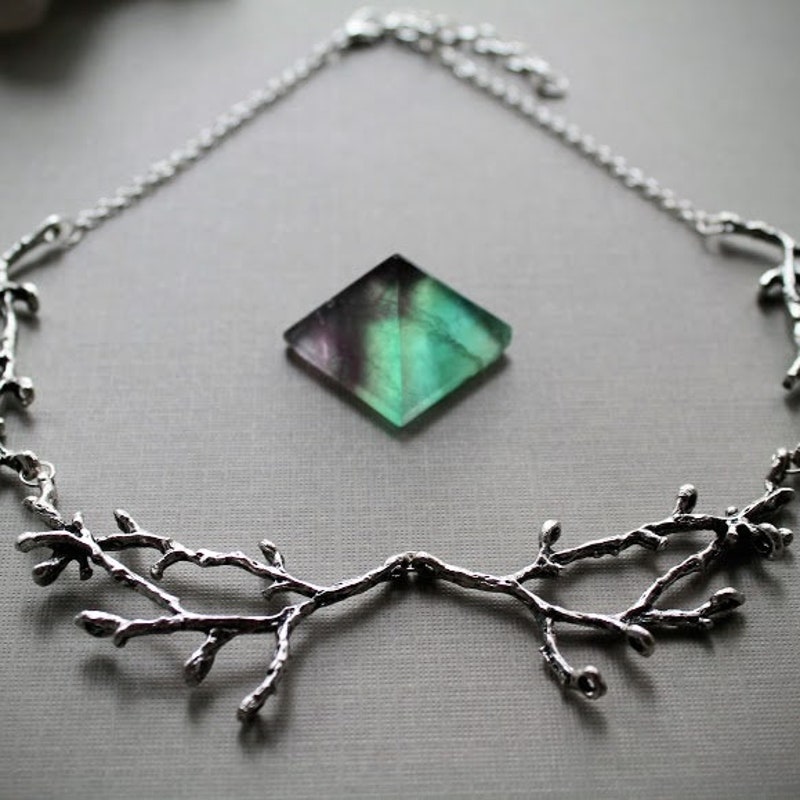 Tree Branch Necklace - Etsy