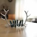 Elk // Silver Antler and Blue Crystal Mini Crown - Etsy