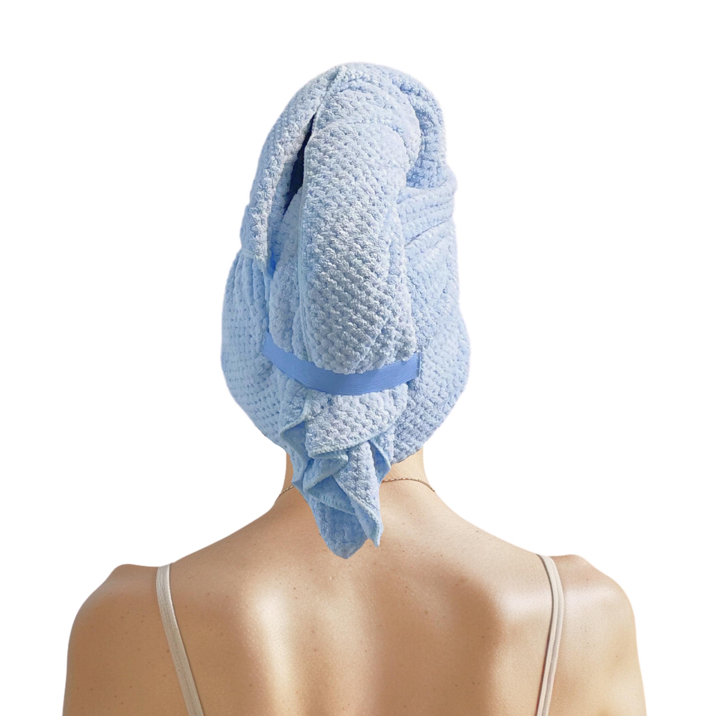 Lilydew Hair Wrap - Absorbent Microfiber Towel, Quick Dry Turban, Anti ...