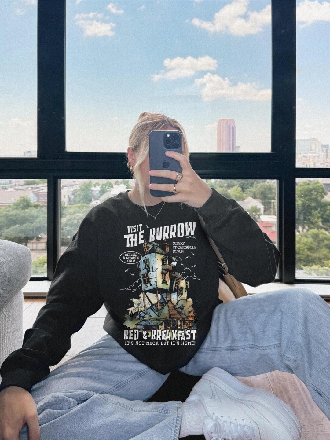 The Burrow Sweatshirt UNSX Vintage Pottery Shirt Trendy Bookish ...