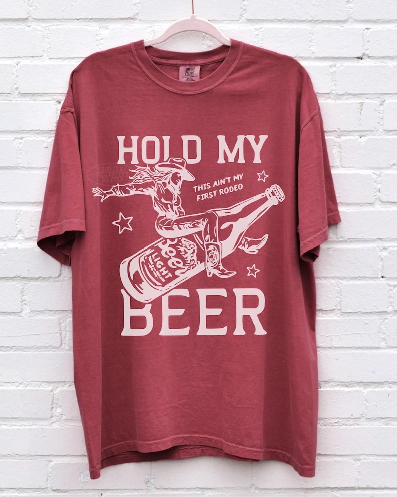 Hold My Beer Shirt Comfort Colors® Country Music Shirt Rodeo T Shirt ...