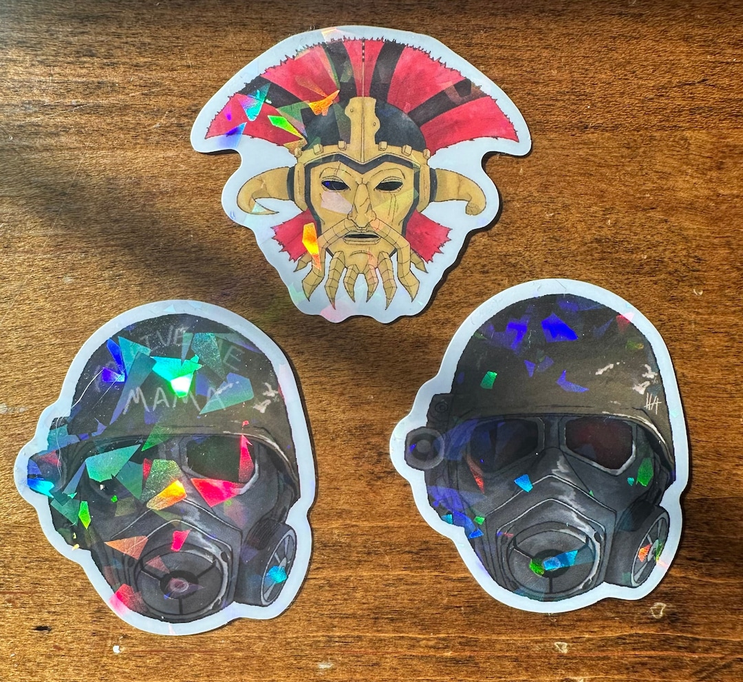 Fallout: New Vegas Stickers, Legate Lanius, NCR Ranger Helmet, 2 Vinyl ...