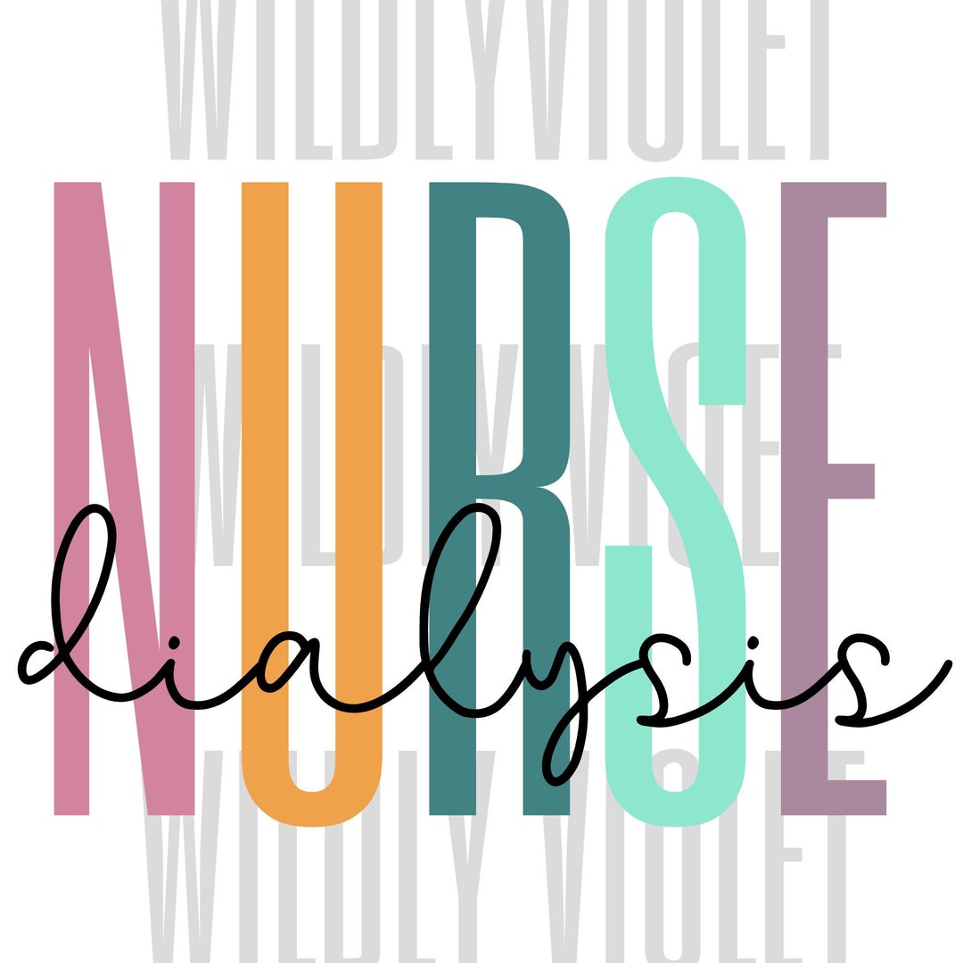 Dialysis Nurse SVG PNG Download - Etsy