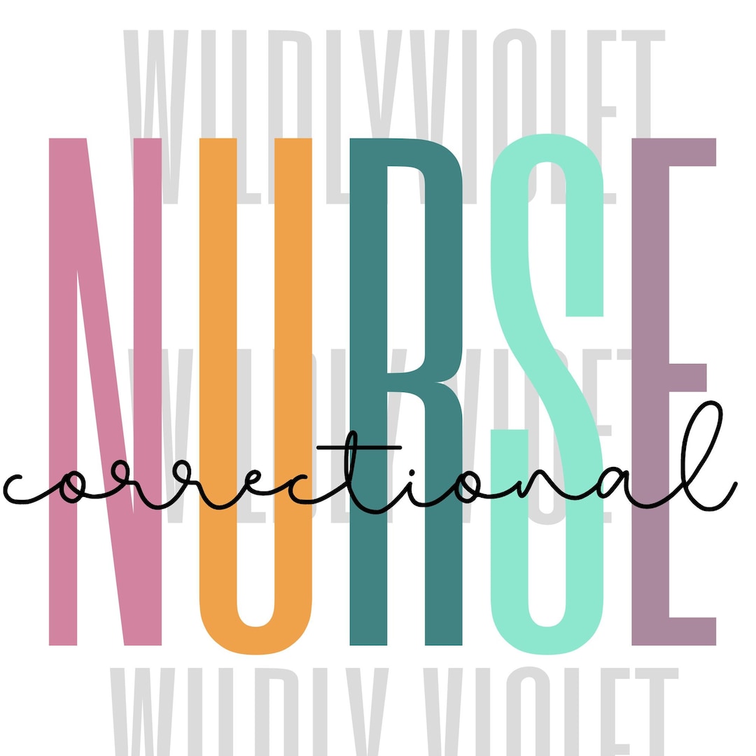 Correctional Nurse SVG | PNG | Download - Etsy