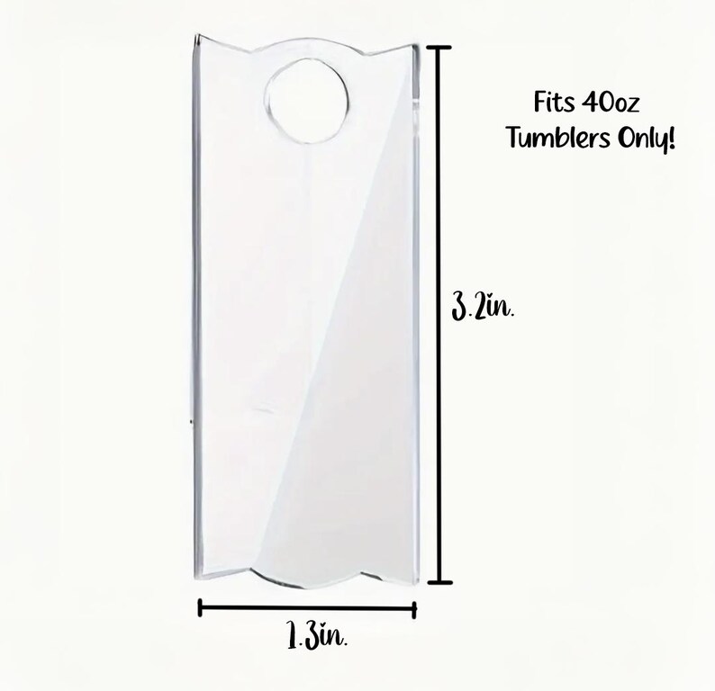 Custom 40oz Water Bottle Name Plate - Etsy