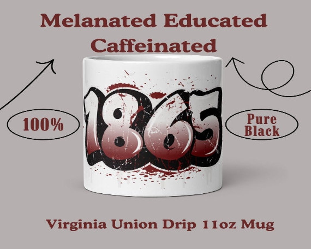 Virginia Union University 1865 drip HBCU 11oz Mug - Etsy