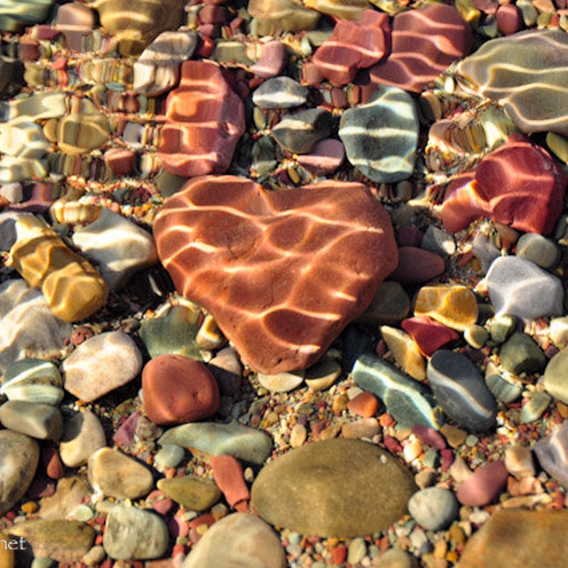 Heart Shaped Rocks - Etsy