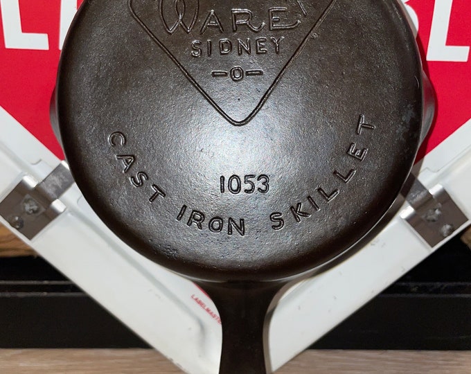 Vintage Wagner Ware Sidney -O- Cast Iron # 3 1053 Pie Logo Fully ...