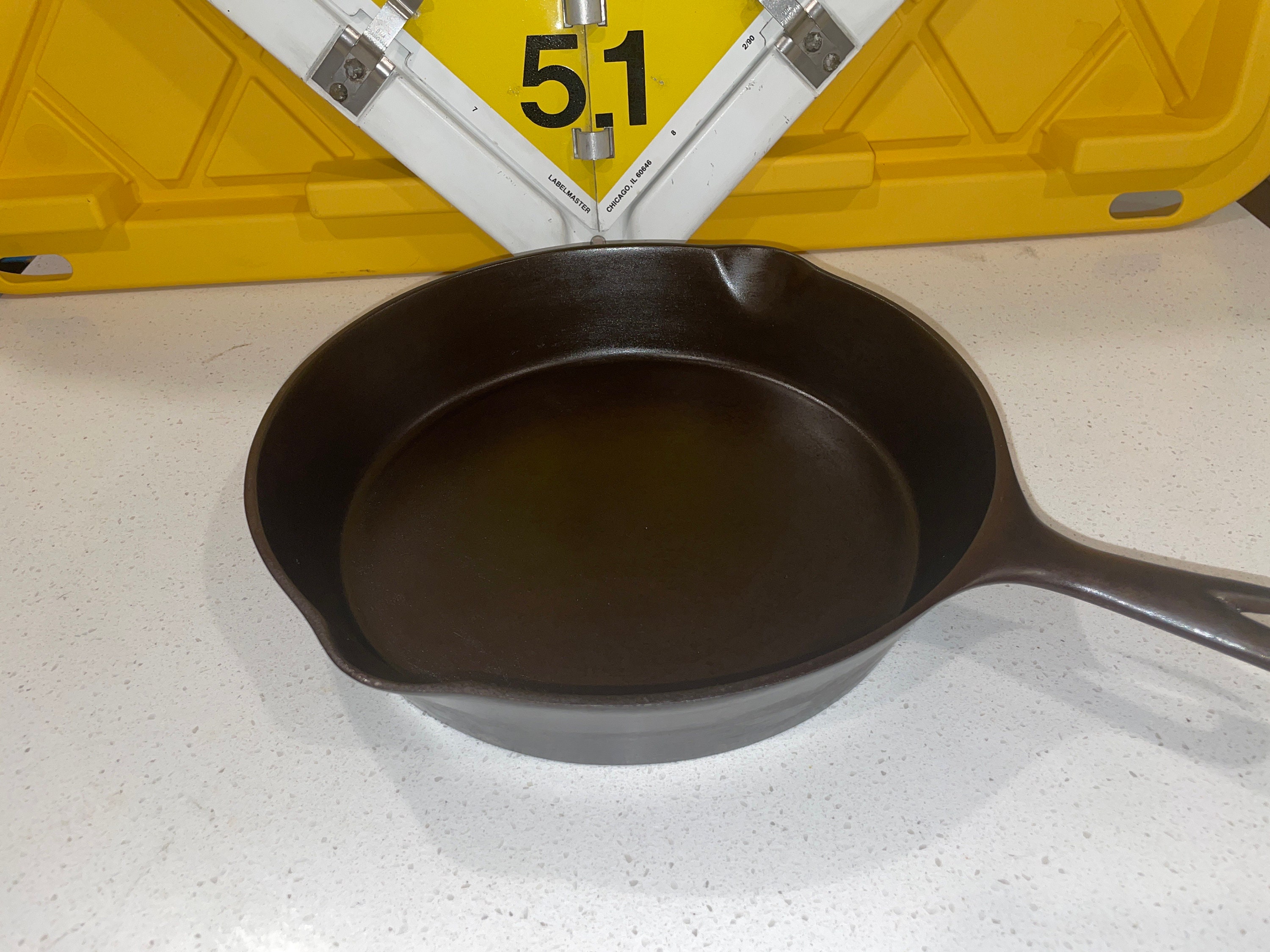 Vintage Pre Wagner Extremely Rare SIDNEY HOLLOWWARE Cast Iron SKILLET ...