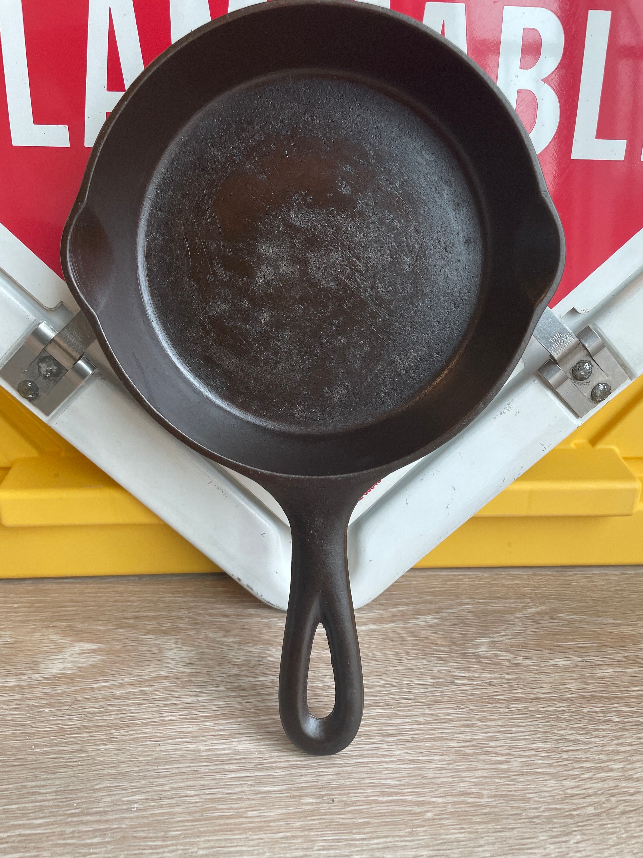 Vintage Restored SIDNEY Cast Iron Skillet #2B: Straight Logo Frying Pan ...