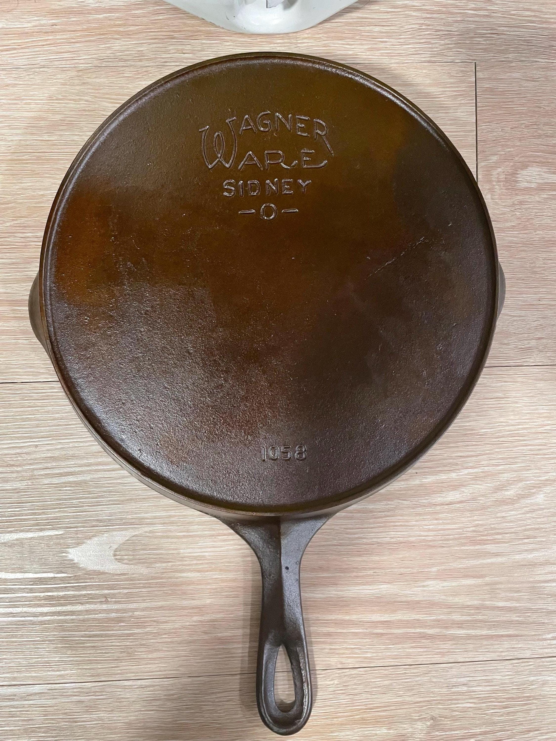 Vintage Wagner Ware Sidney O Cast Iron Skillet Frying Pan 8 Fully ...