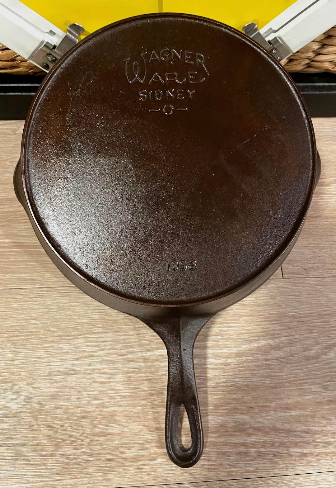 Vintage Wagner Ware Sidney O Cast Iron Skillet Frying Pan # 8 Fully ...