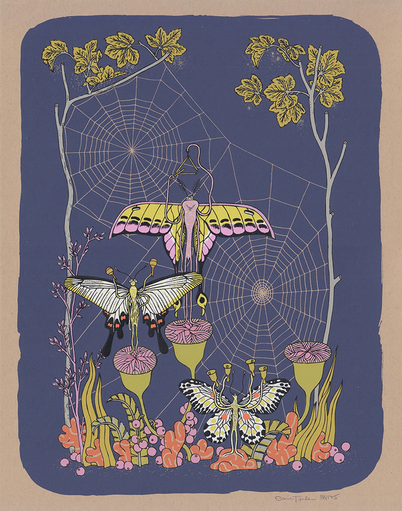 Moth Music Silkscreen - Etsy