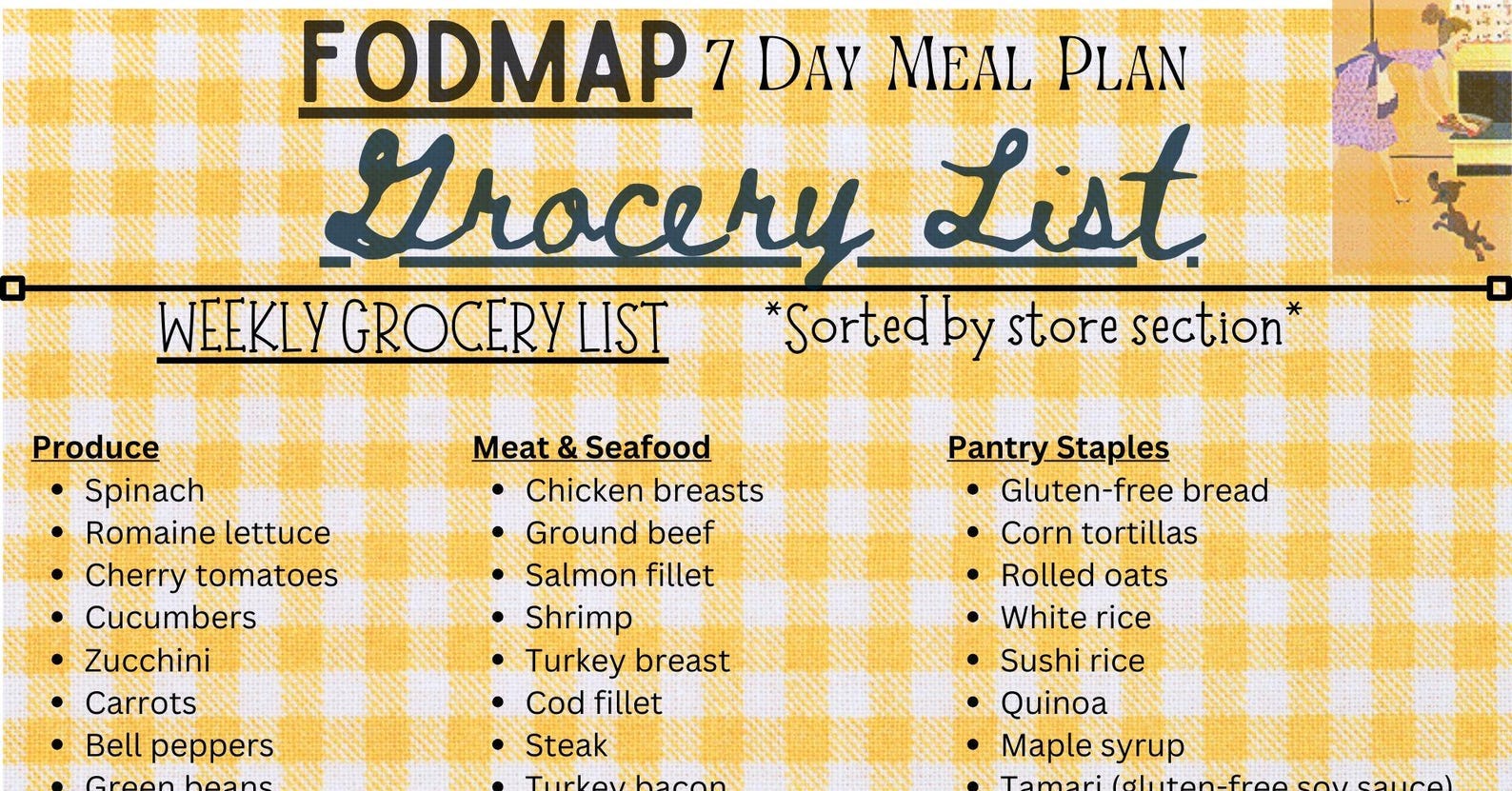7-day Low FODMAP Meal Plan for IBS Relief. Dietician-approved Recipes ...