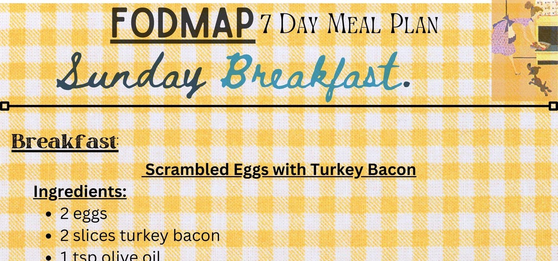 7-day Low FODMAP Meal Plan for IBS Relief. Dietician-approved Recipes ...