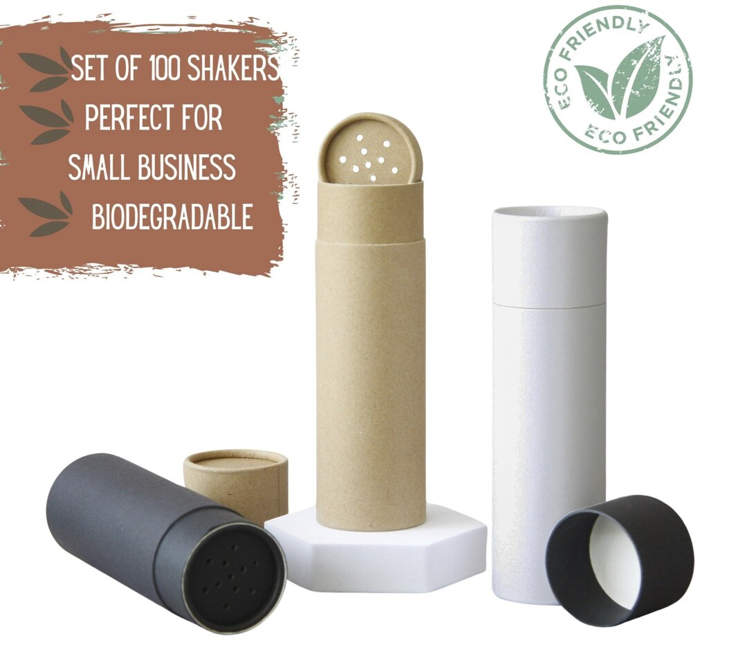 100 Powder Jars With Sifter 4oz 115g - Wholesale Eco Packaging, Eco ...