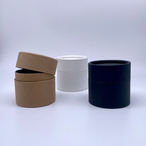 50 Eco Jars 4oz 120g Kraft Paper Cardboard Cosmetics - Etsy