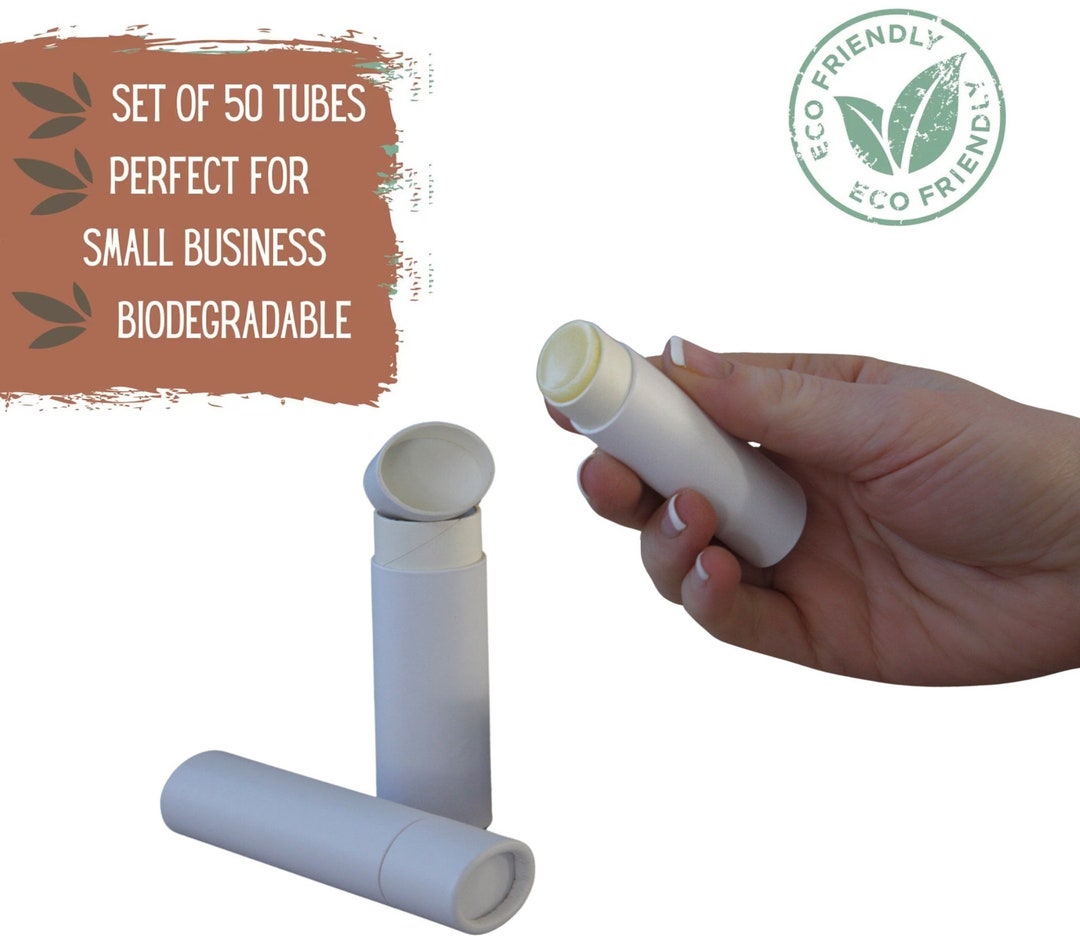 50 Lip Balm Balm Tubes .5oz 15g - Eco Friendly Push up Tubes ...