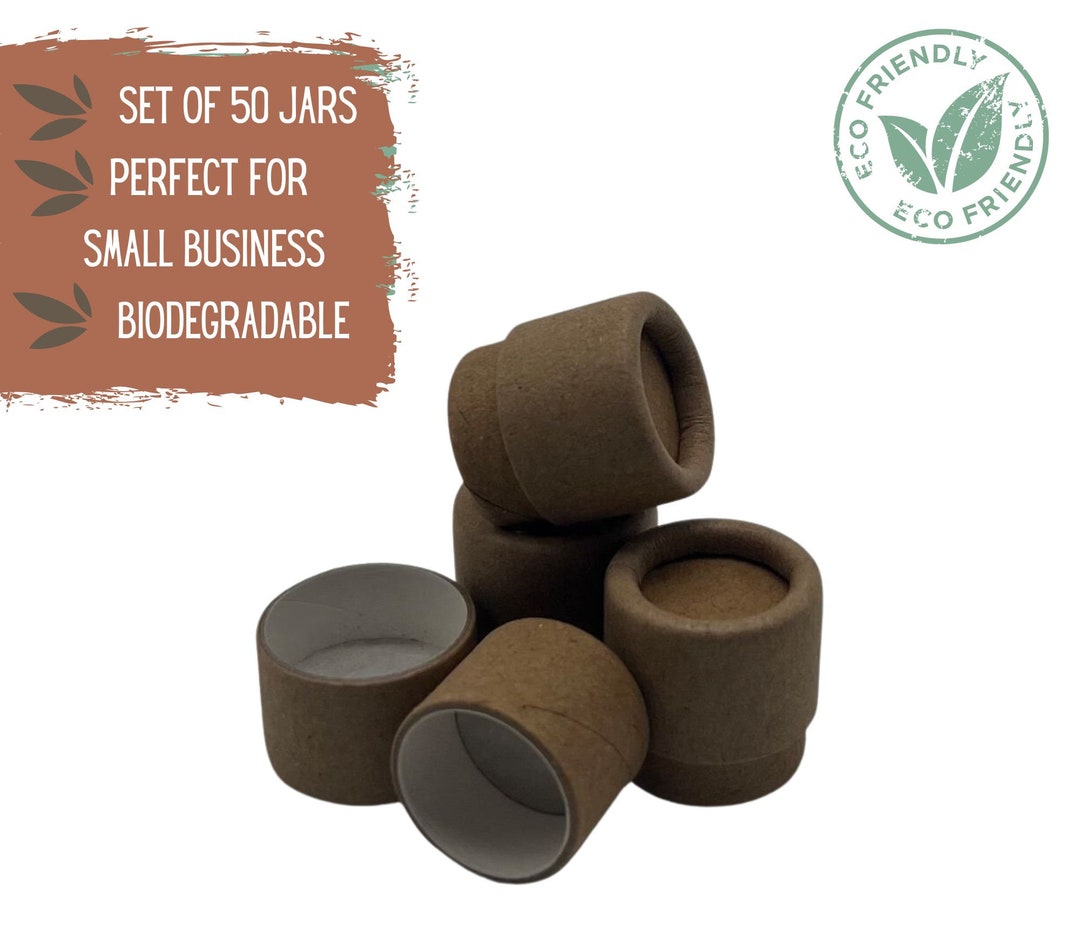50 Mini Jars .1oz 3g - Cosmetic Packaging, Eco Packaging, Lotion Jars ...