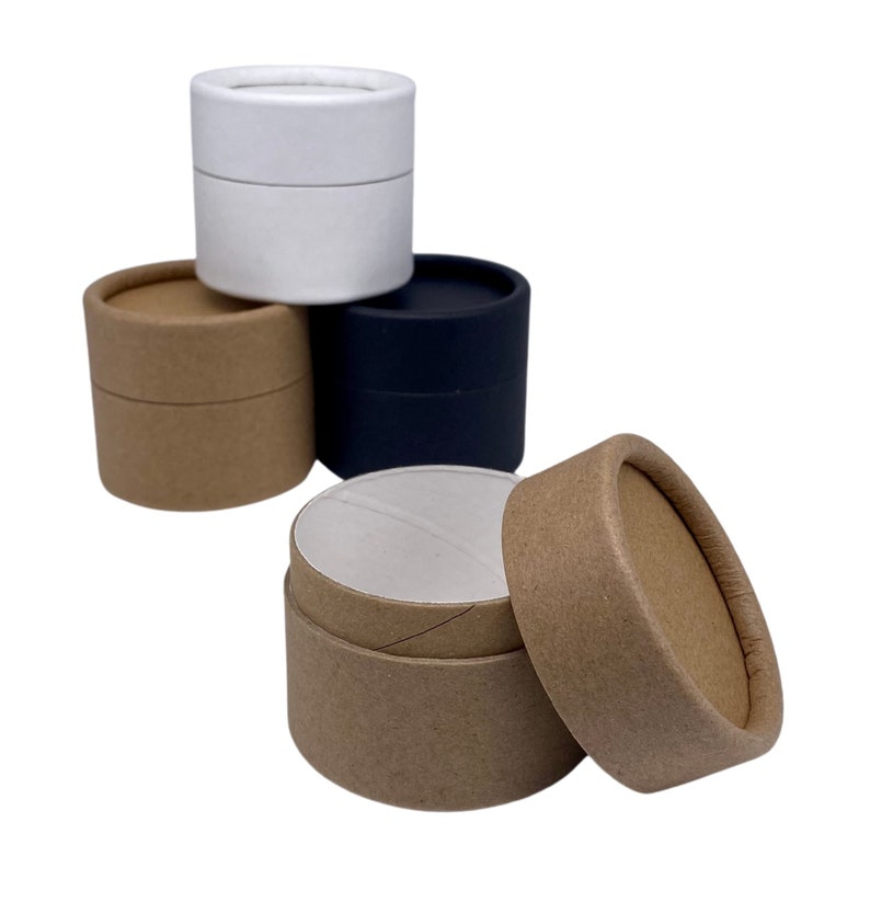 100 Eco Friendly Jars 2oz 60g - Biodegradable Lotion or Body Butter Pot ...
