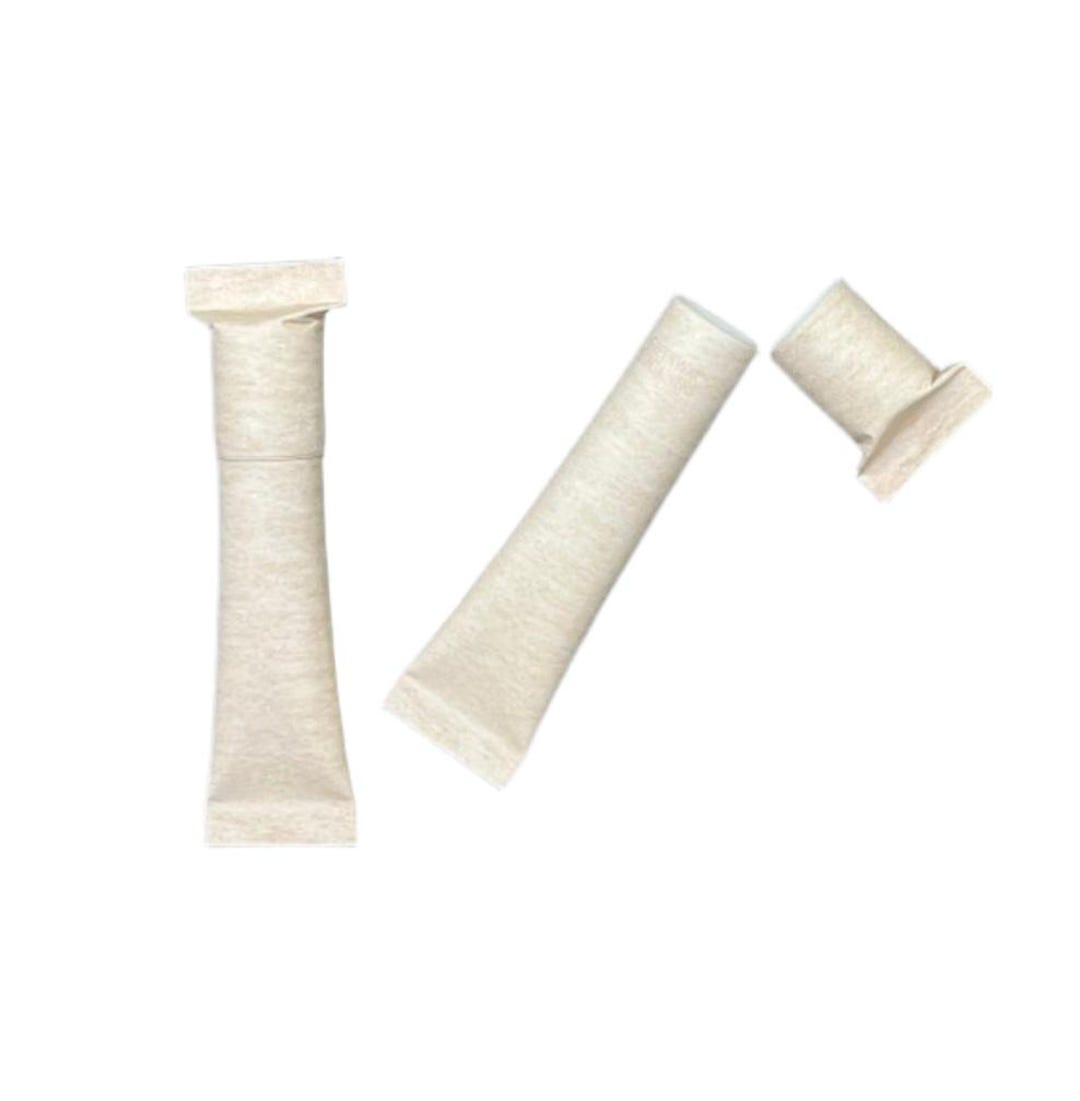 6 Eco Friendly Squeeze-up Lip Balm Tubes .21oz 6g, Kraft Paper Cosmetic ...