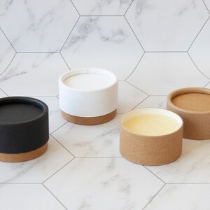 50 Eco Packaging Jars 1oz 30g - Biodegradable Jars for Face Cream and ...