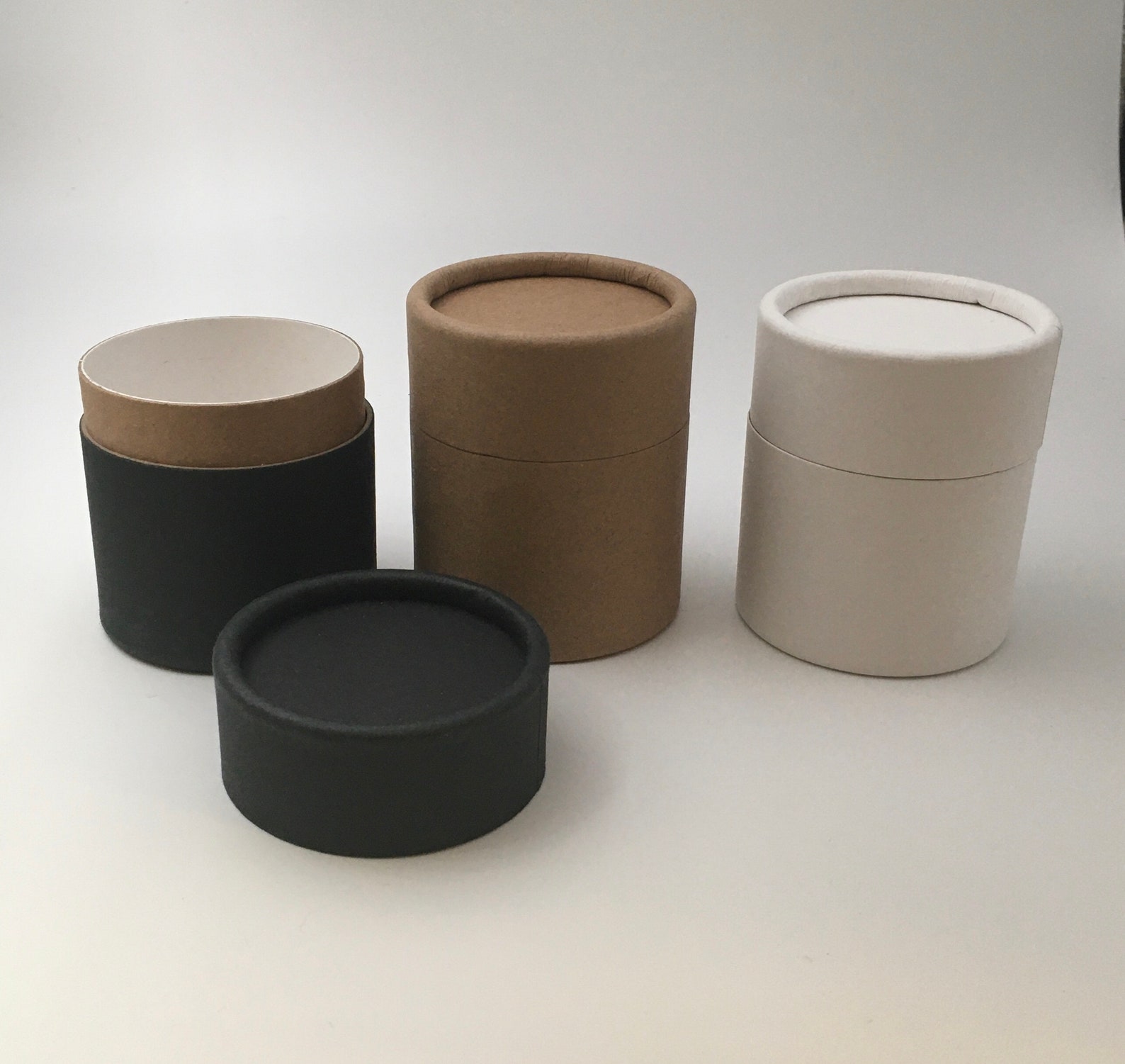 50 Eco Jars 4oz 120g Kraft Paper Cardboard Cosmetics - Etsy Canada