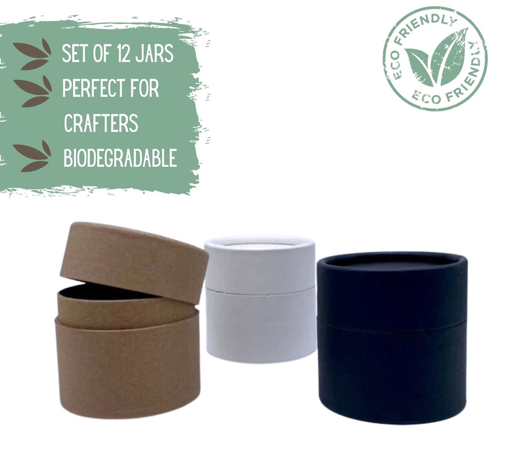 12 Eco Friendly Jars 4oz 120g - Lotion or Body Butter Pot ...