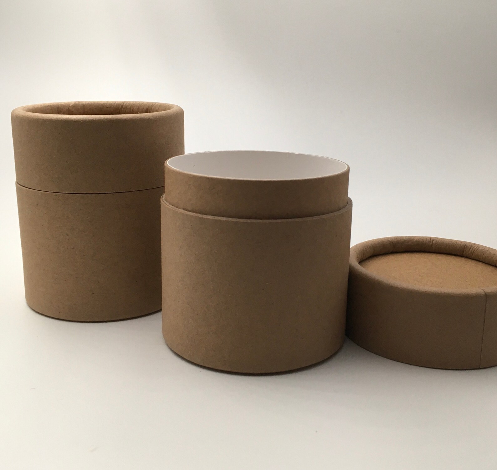 50 Eco Jars 4oz 120g Kraft Paper Cardboard Cosmetics - Etsy Canada