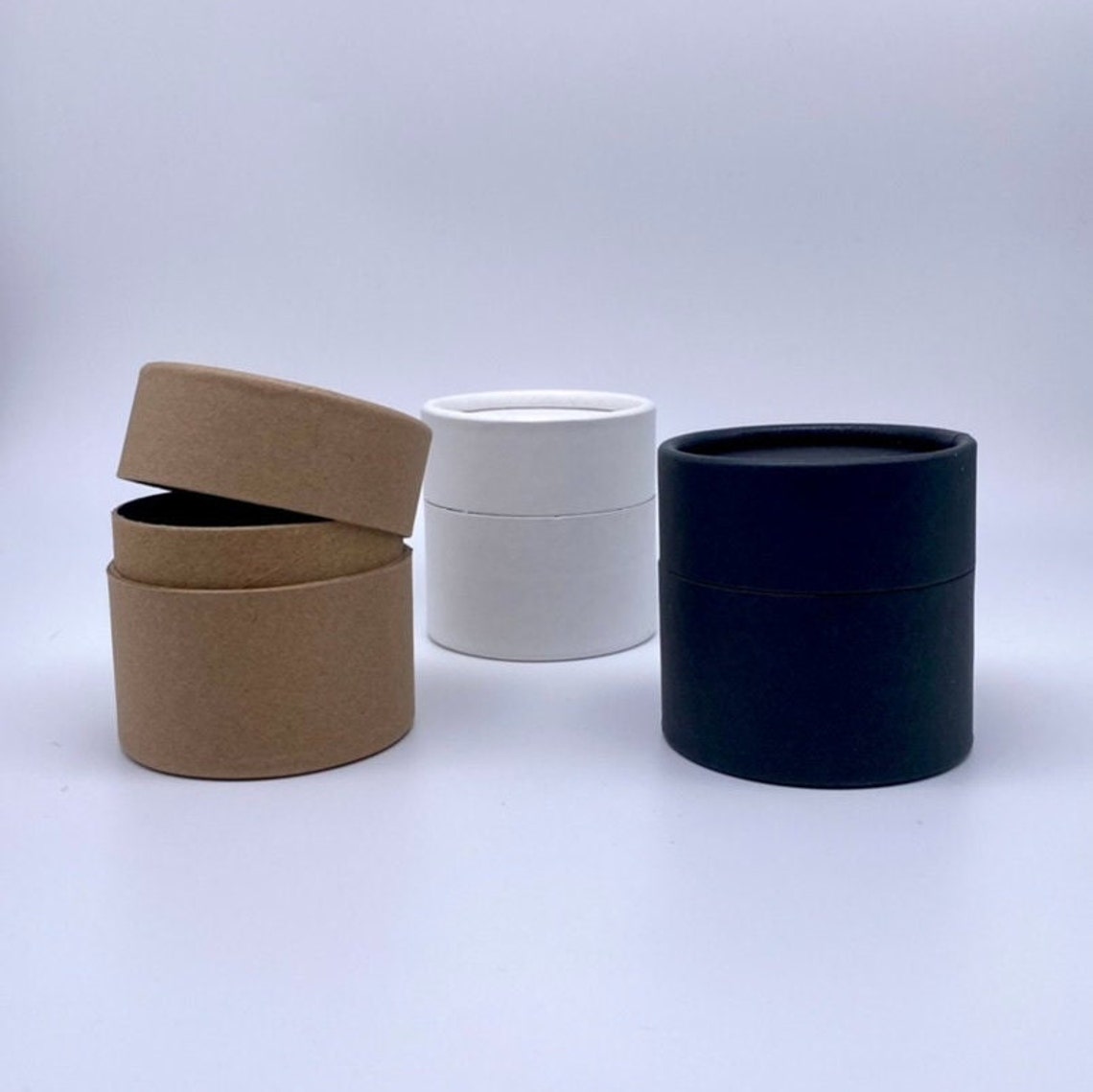 50 Eco Jars 4oz 120g Kraft Paper Cardboard Cosmetics - Etsy