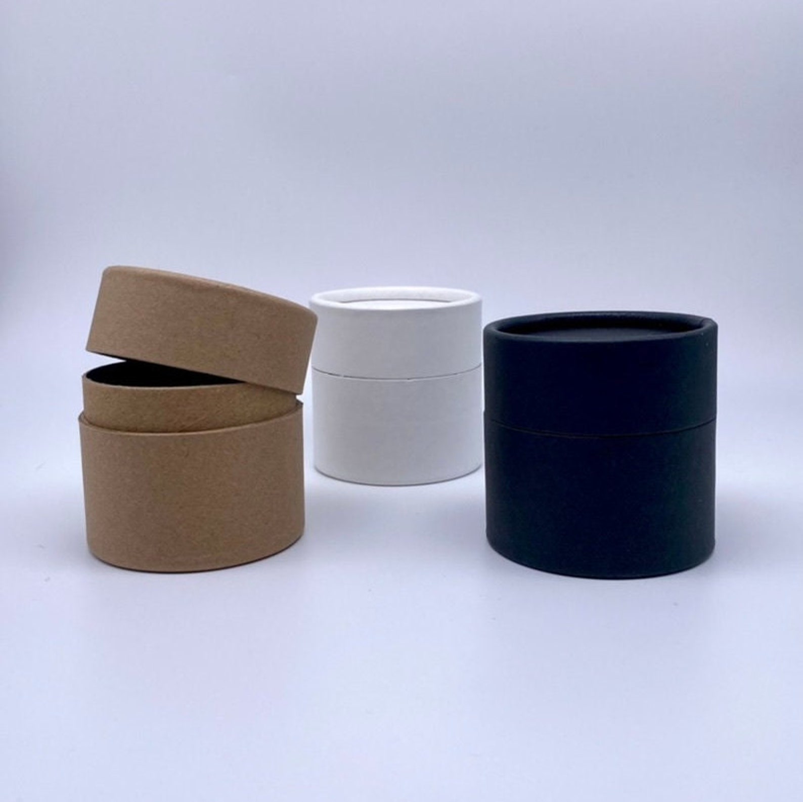 50 Eco Jars 4oz 120g Kraft Paper Cardboard Cosmetics - Etsy