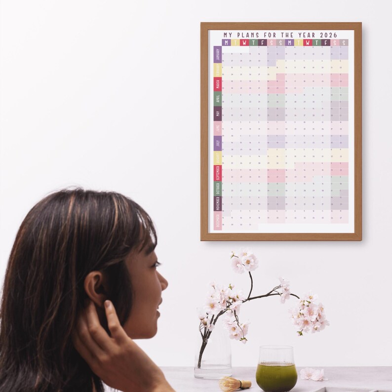 Jahresplaner / Kalender 2026 – Druckversion & Digitalversion - Etsy.de