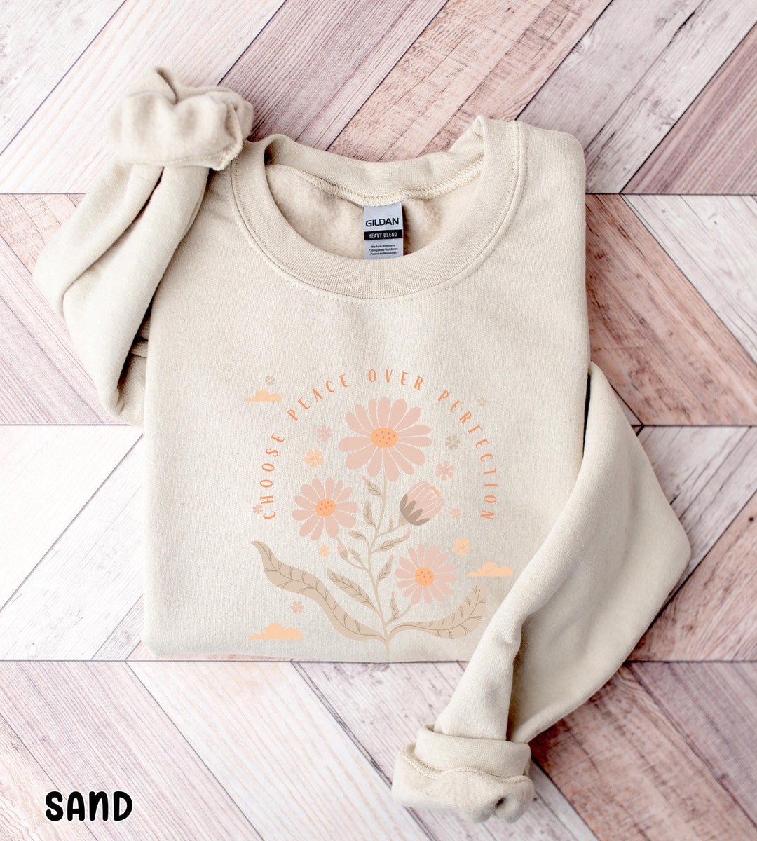 Choose Peace Over Perfection, Comfort Colors® Mental Health Shirt ...