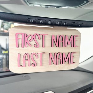 Personalized Carpool Name Tag | Back to School | Parent Pickup ...