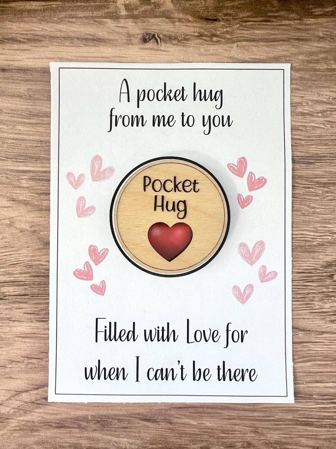 Pocket Hug Token | Token Gift for Kid | Pocket Hug Coin | Gift for ...