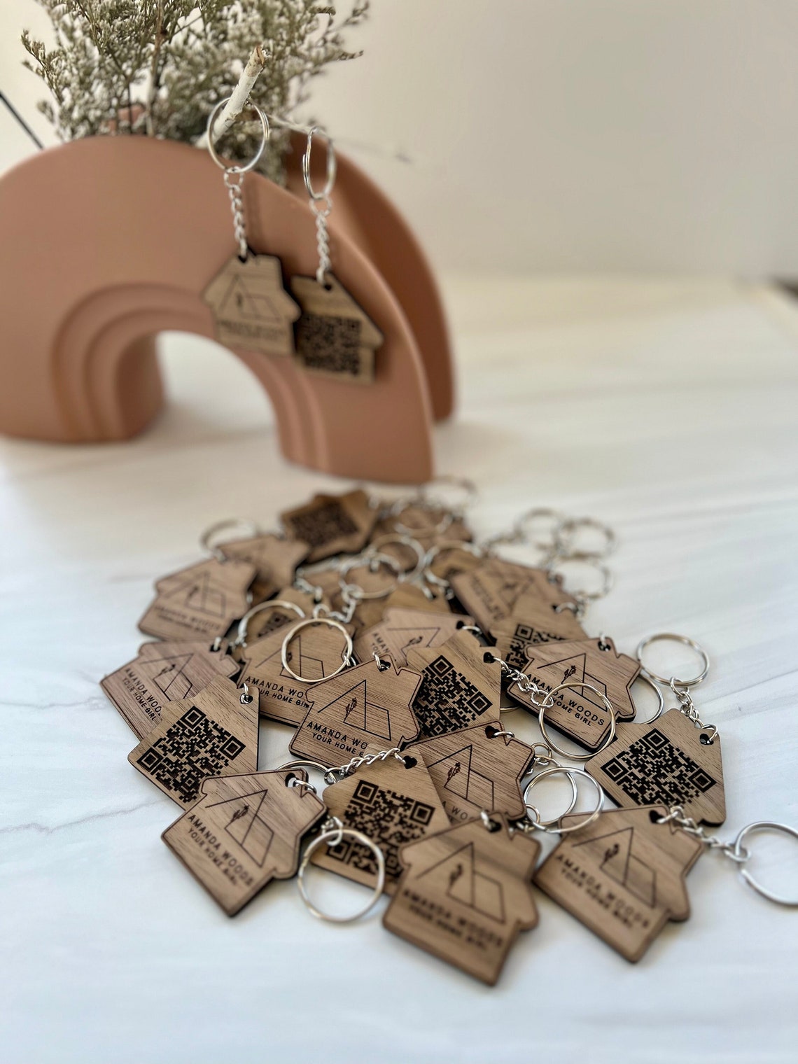 Personalized Marketing Keychain | Business Marketing Keychain | Custom ...