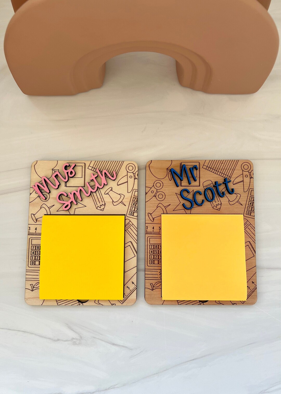 Teacher Sticky Note Holder | Teacher Gift Post It Note Holder | Back to ...
