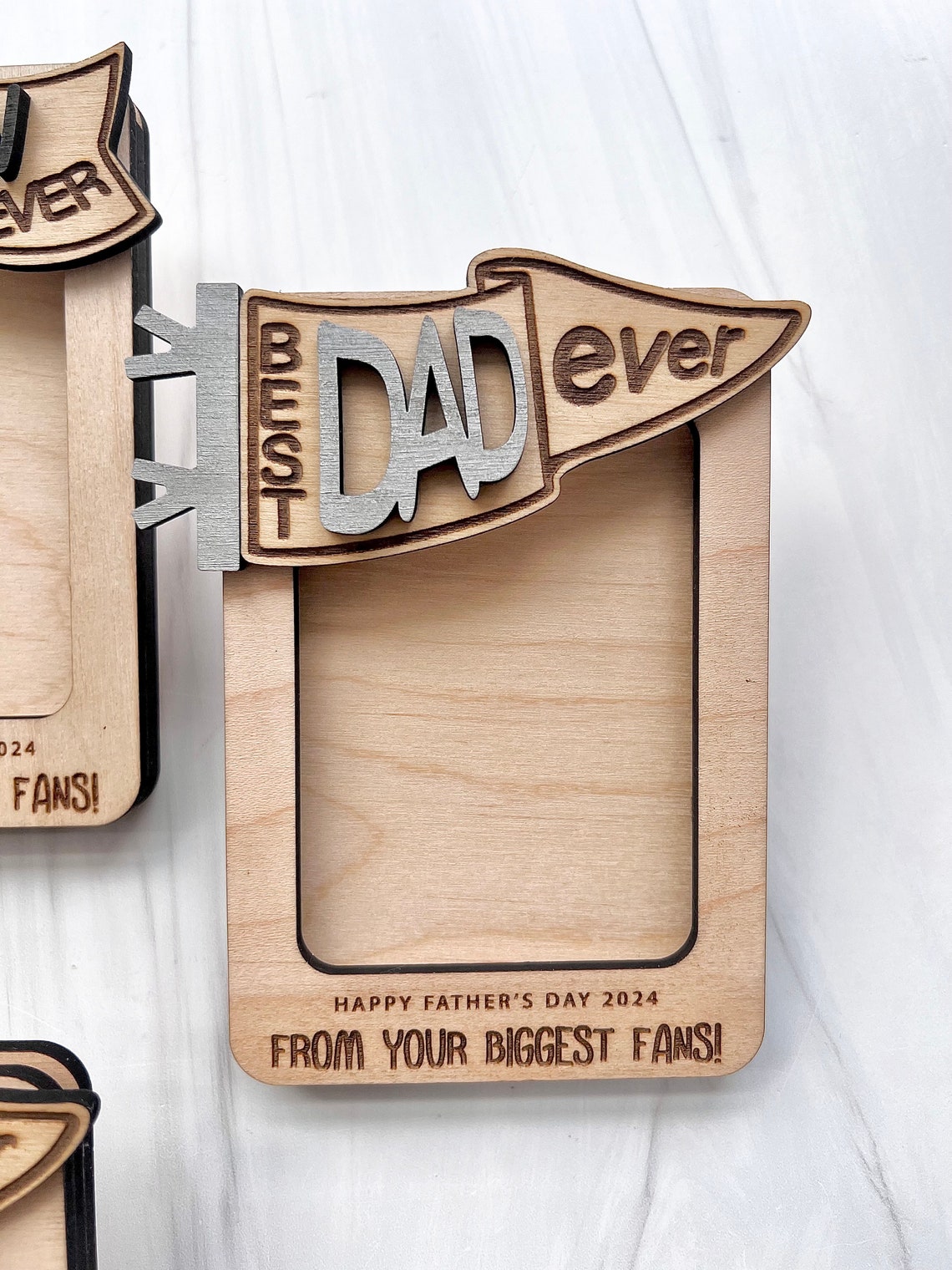 Father's Day Visor Clip Father's Day Magnetic Frame for Photo Father's ...