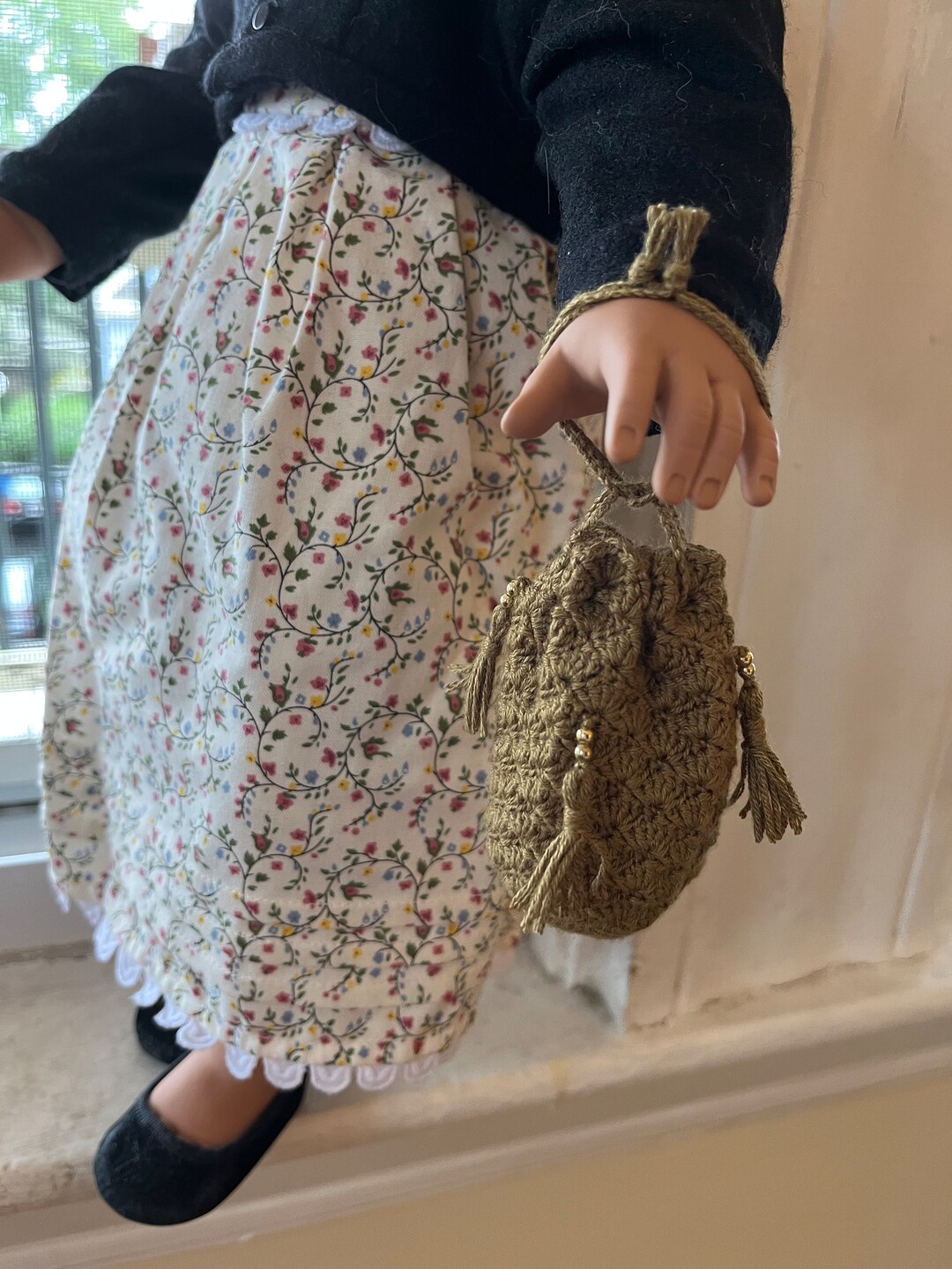 Crochet Regency Reticule for 18” Dolls - Etsy