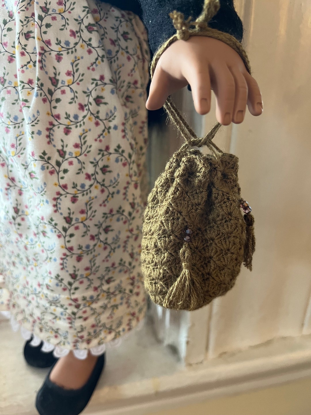 Crochet Regency Reticule for 18 Dolls - Etsy