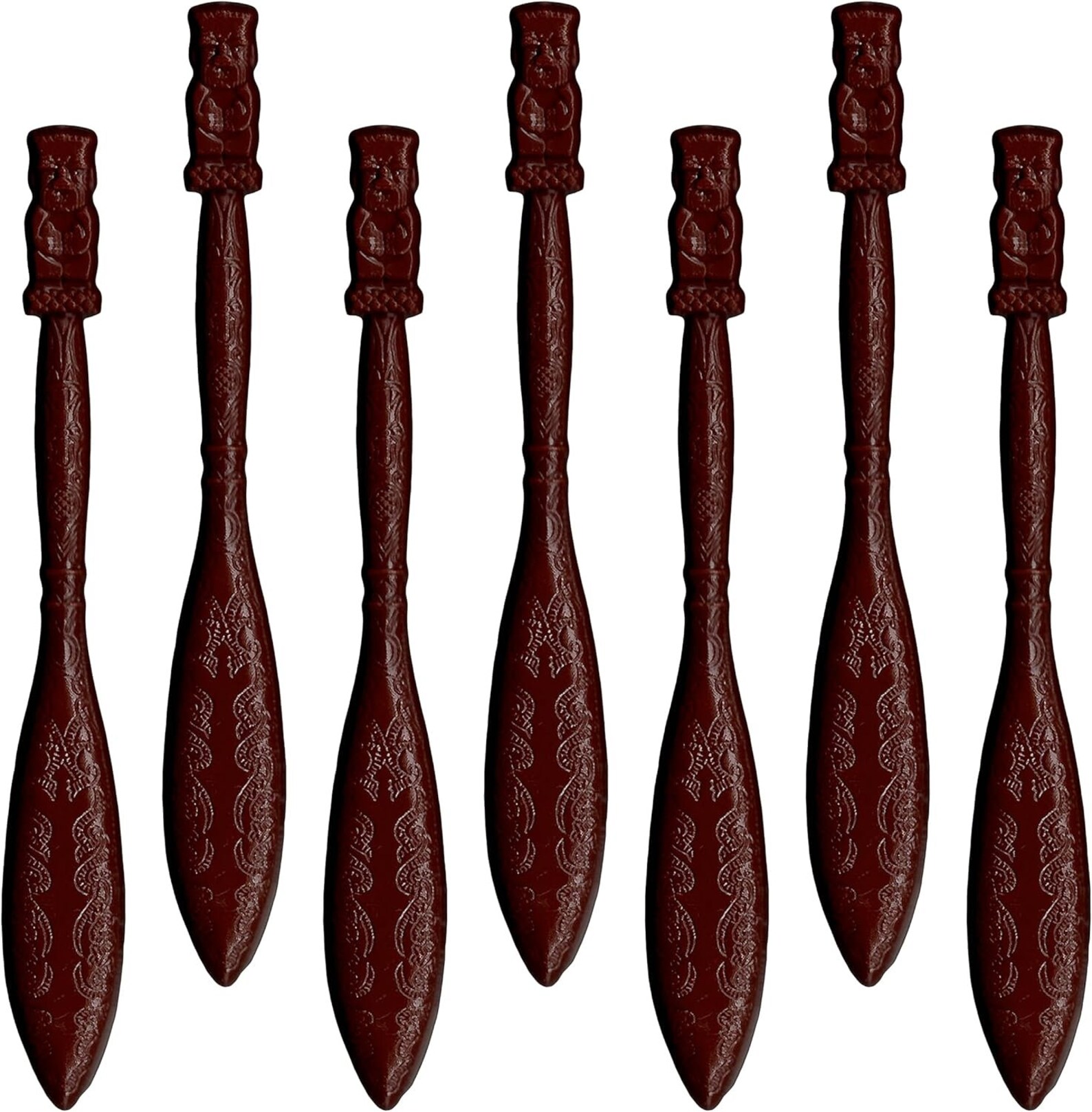 Tiki Pool Swizzle Sticks, Coffee and Cocktail Stirrers, Reusable ...