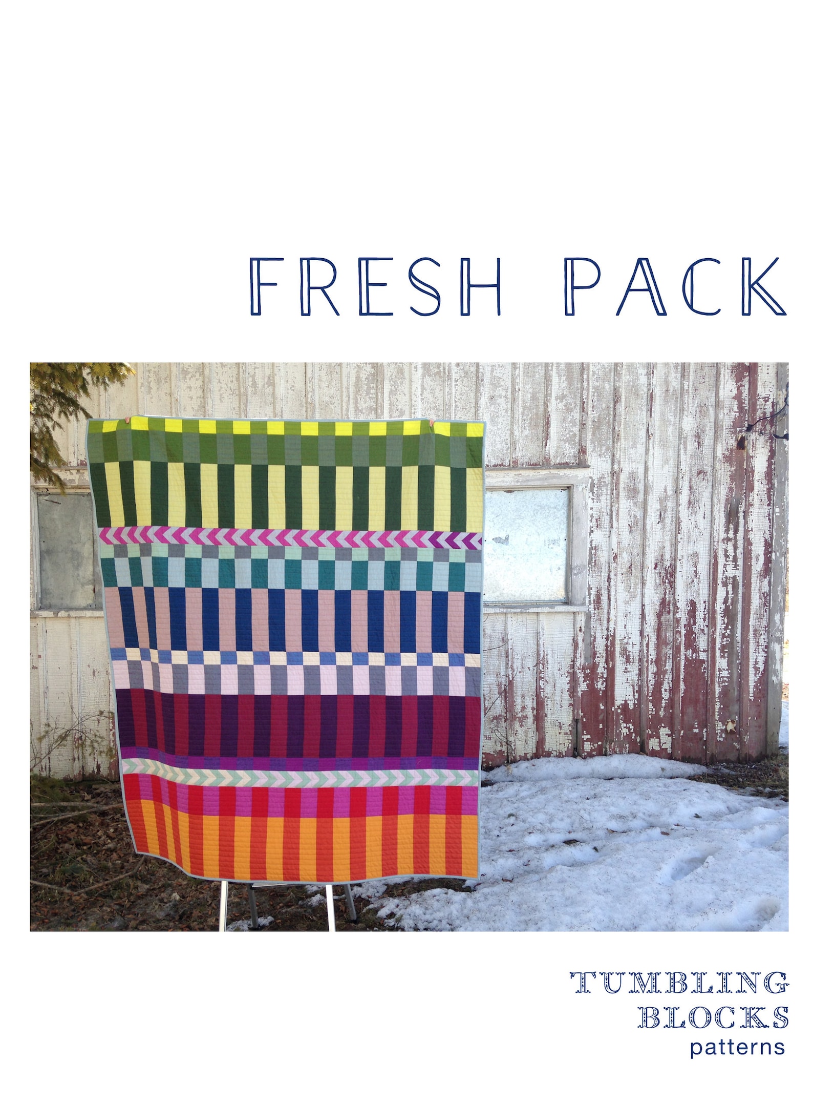 Fresh Pack Quilt Pattern - Tumblingblocks Blog - Etsy