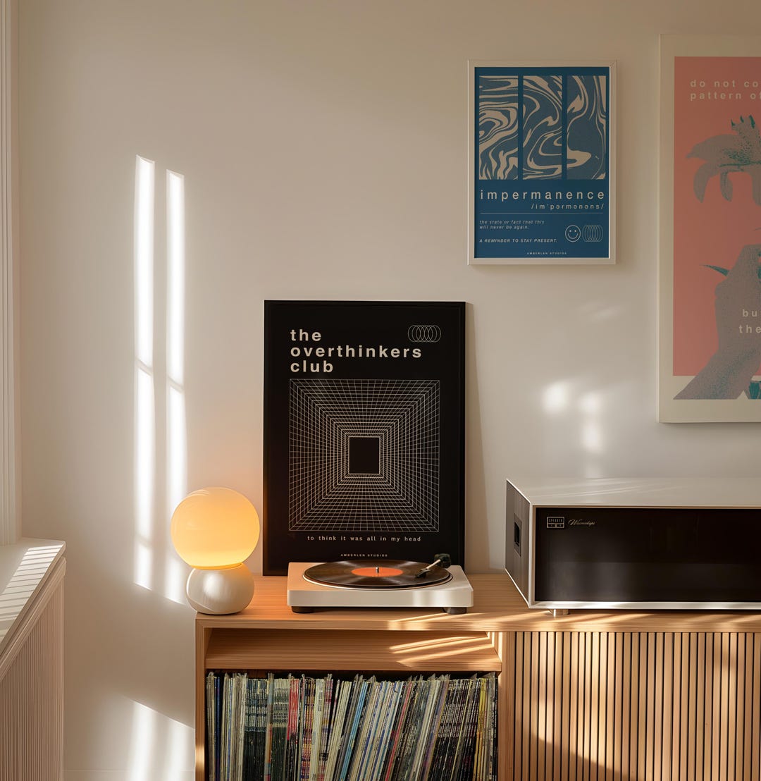 Overthinkers Club Poster Print - Etsy