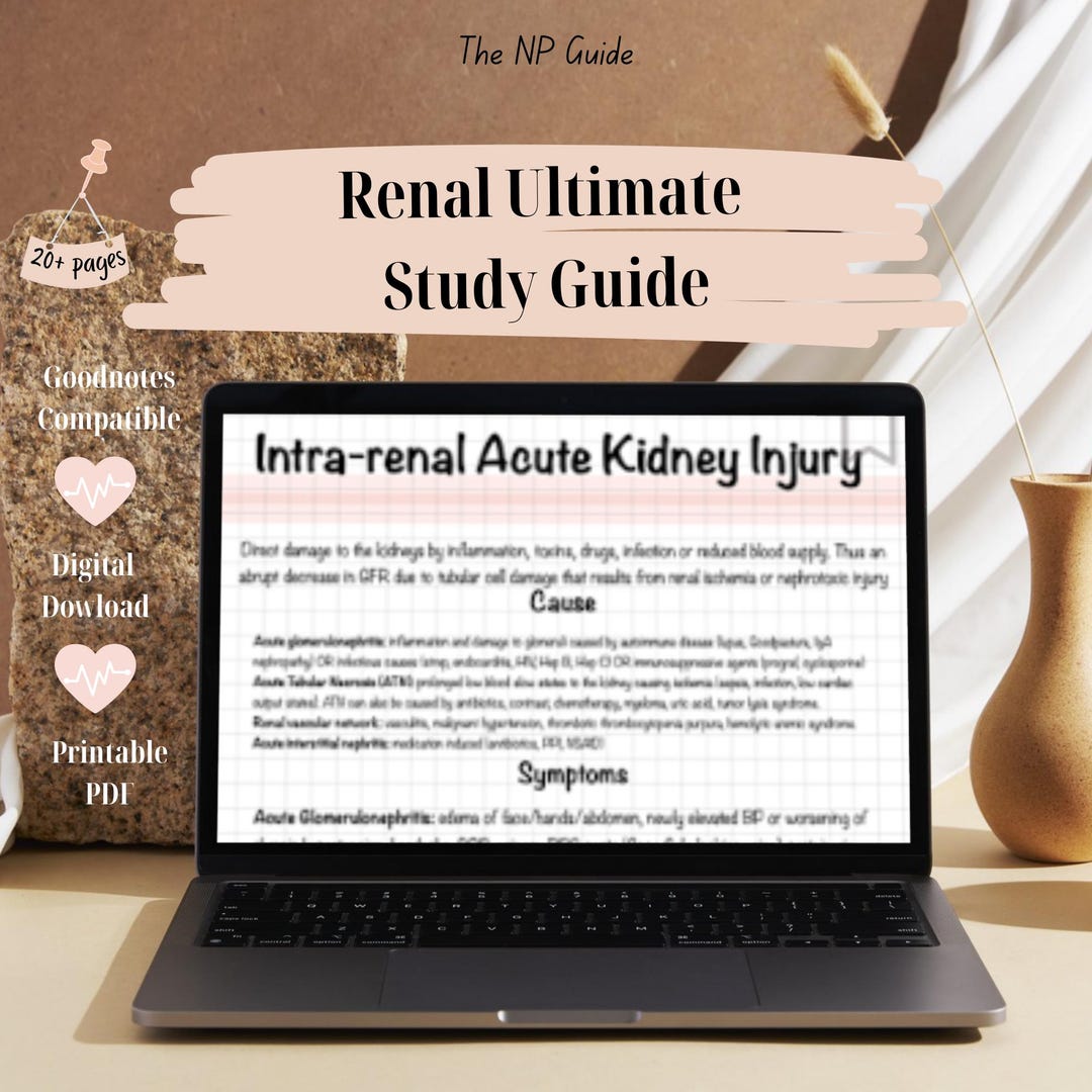 Renal Disorders Nurse Practitioner Study Guide, AGACNP Review, ANCC ...