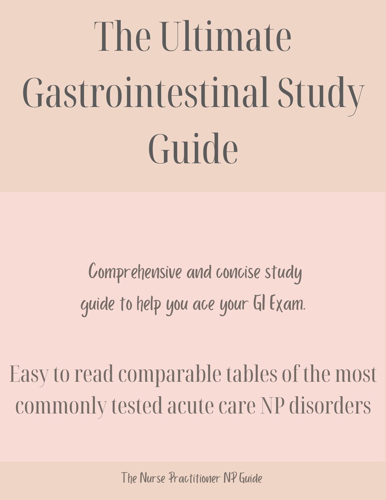 Gastrointestinal Diseases, GI Disorders, Acute Abdomen, the NP Guide ...