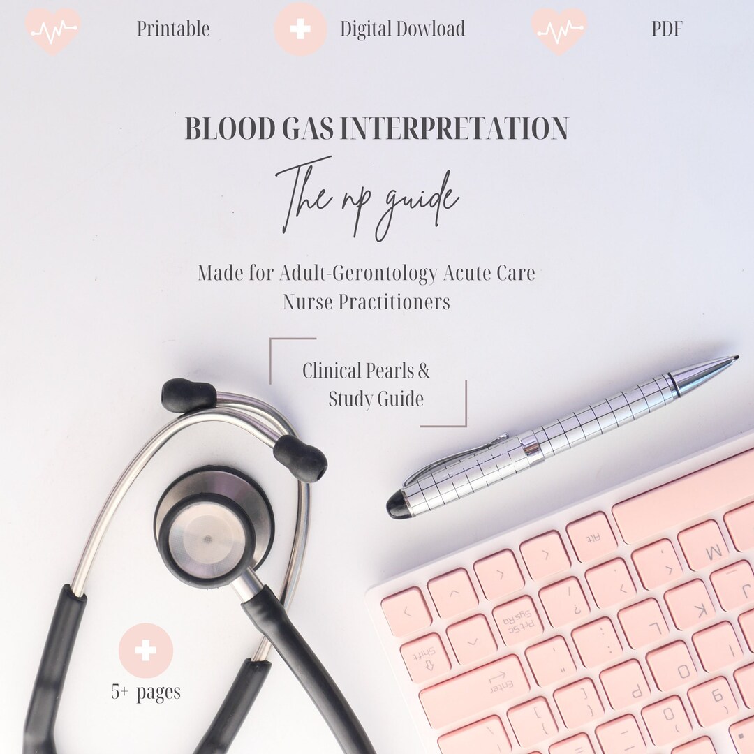Blood Gas NP Study Guide, ABG, Nurse Practitioner Student, Respiratory ...