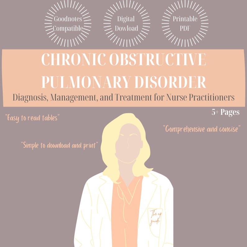 Comprehensive Copd Study Guide For Nurse Practitioners Np Pa Digital
